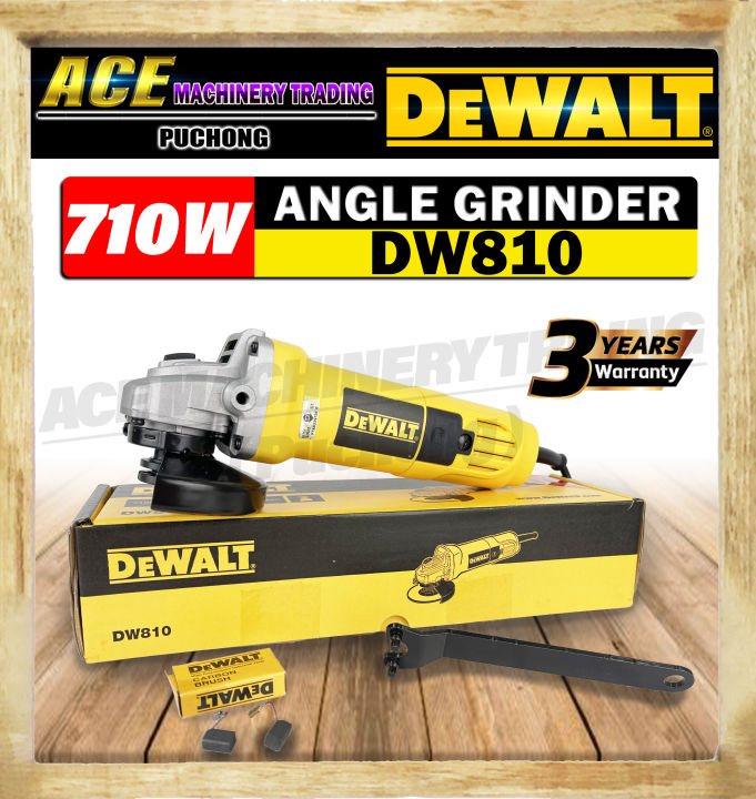DEWALT DW810 710W 4" Angle Grinder 100mm | Lazada