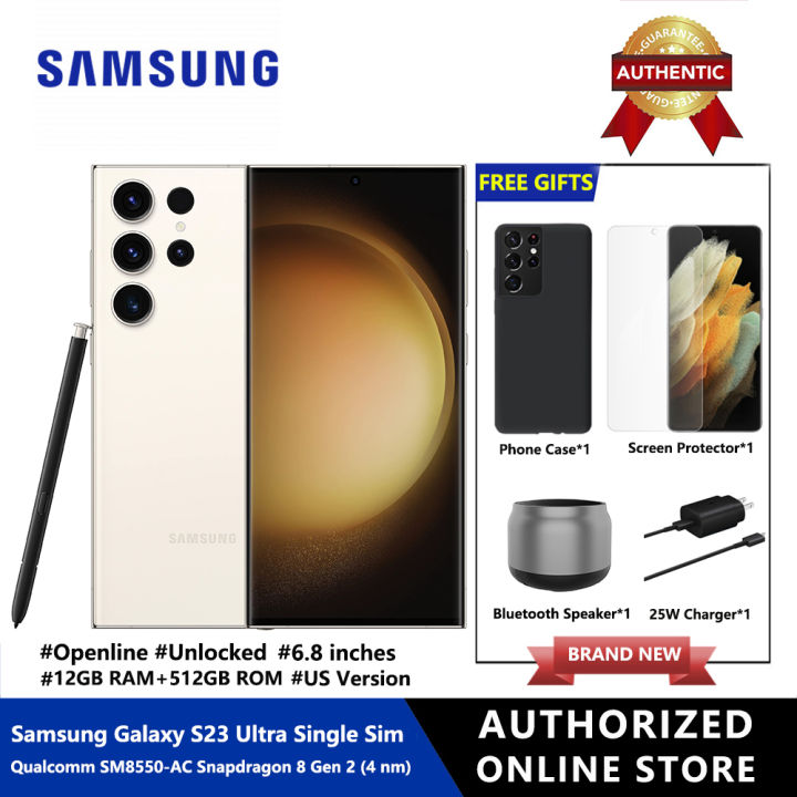 【US Version】SAMSUNG Galaxy S23 Ultra 12GB RAM+512GB Single Sim Cell ...