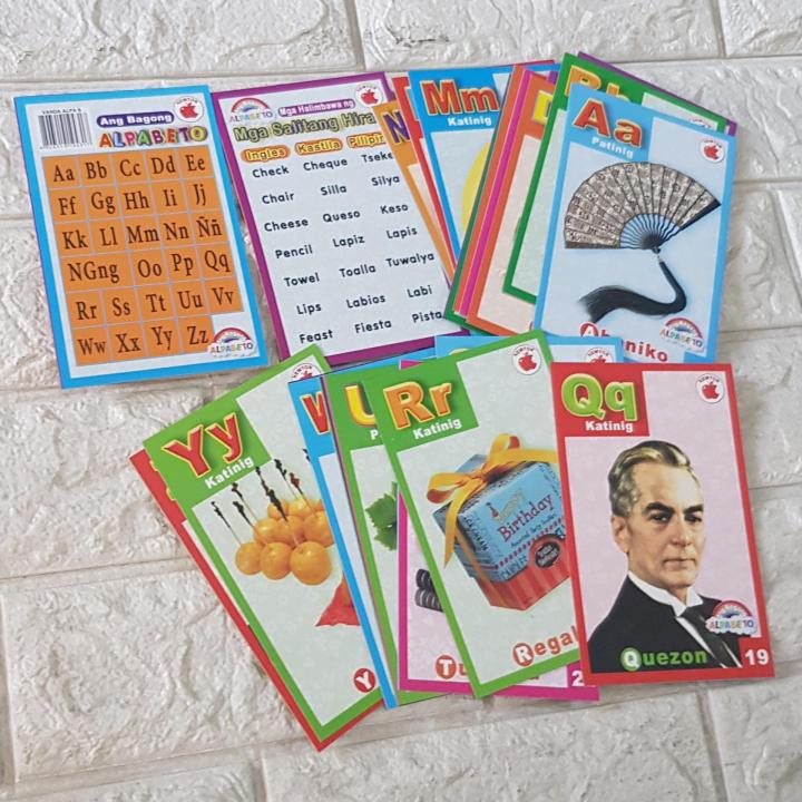 Flash Cards Ang Bagong Alpabetong Pilipino with Patinig and Katinig ...