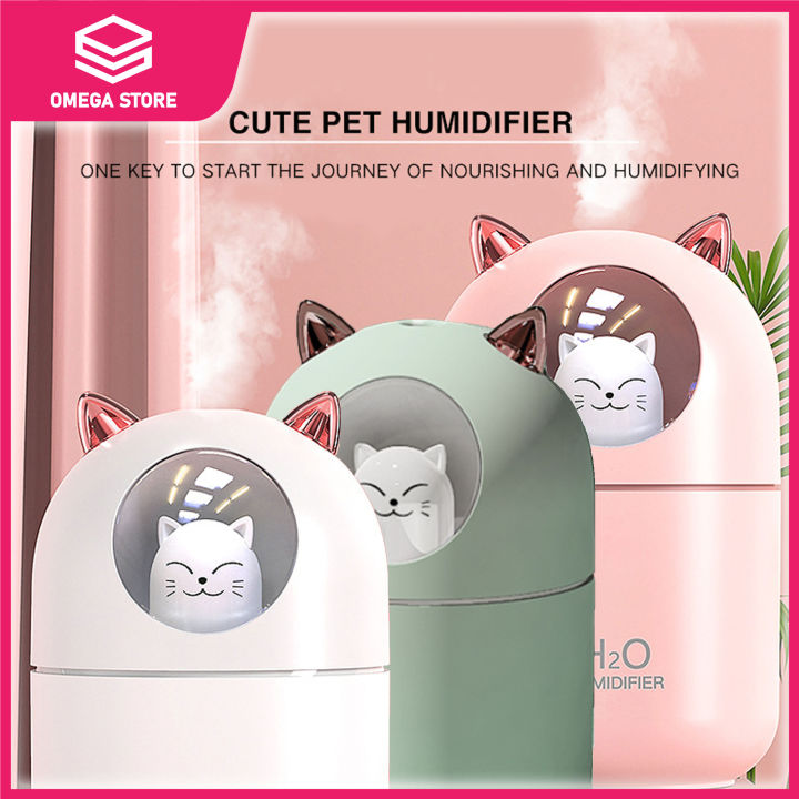 300ml Cute Pet Air Humidifier Mini USB Air Diffuser Ultrasonic Car Air ...