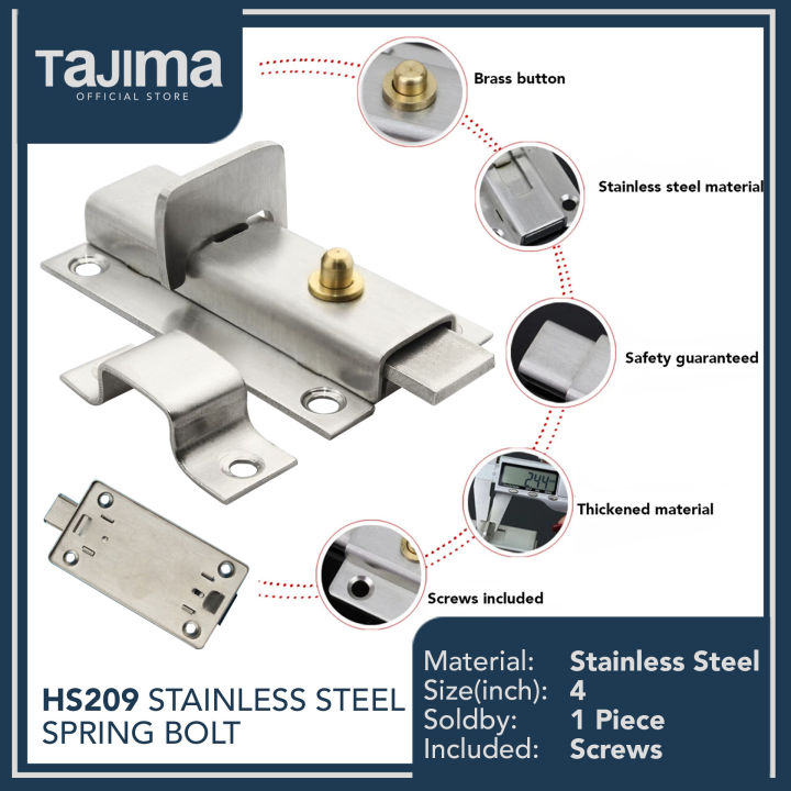 Stainless Steel Spring Bolt | Lazada PH