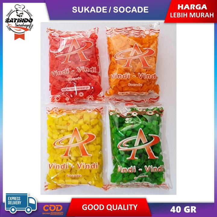SUKADE / SOCADE Vindi-Vindi 40gr - Sucade Buah Kering Untuk Topping ...