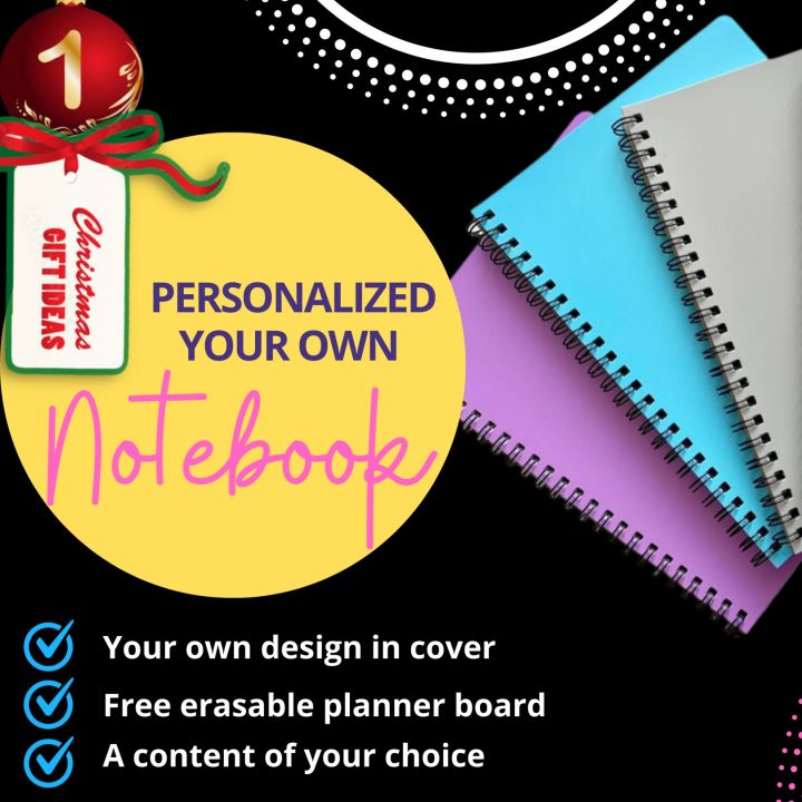 Personalized Notebook – Design Your Own Custom Notebook | Custom Name ...