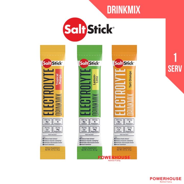 SaltStick DrinkMix - 1 serving [Electrolyte Supplement, Reduce Muscle ...