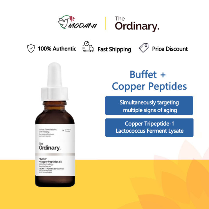 The Ordinary Buffet + Copper Peptides 1% Anti Aging Serum Anti Wrinkle ...