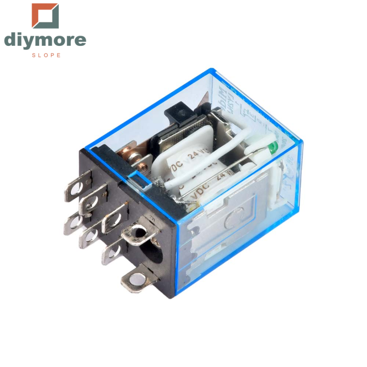 Ziqqucu PANTHON AC Contactor Relay switch 220v DC 12V 24V 10A LY2NJ Mini 8 Pin Coil Relay With ...