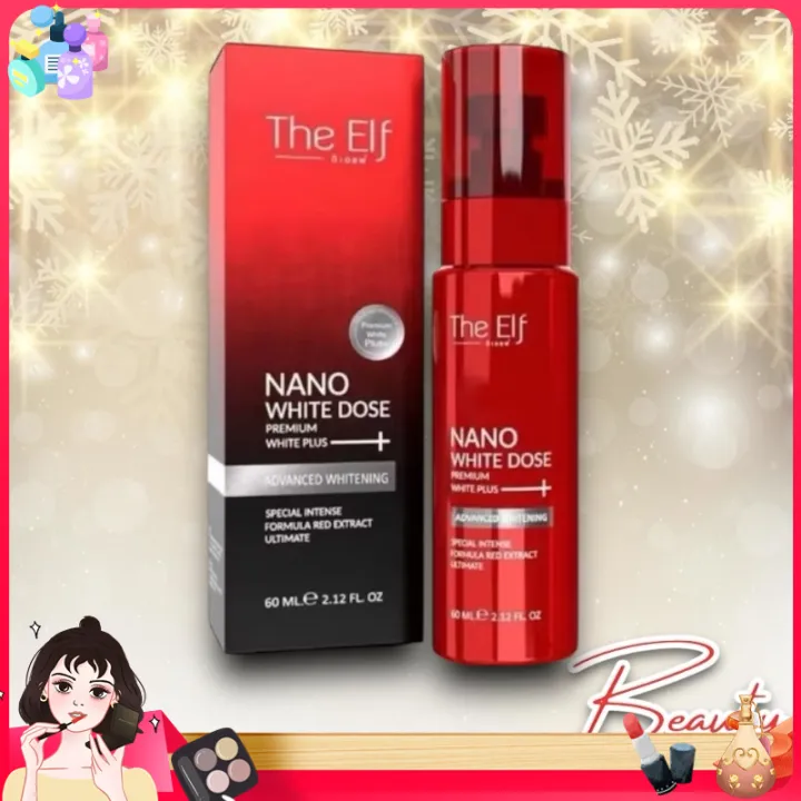 THE ELF Nano White Dose Premium White Serum Whitening Hydrates Face ...