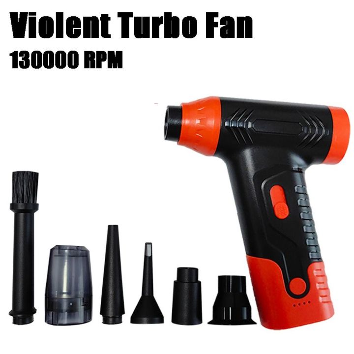 NJJU 130000 RPM Mini Violent Turbo Fan Brushless Motor Blow Suction ...