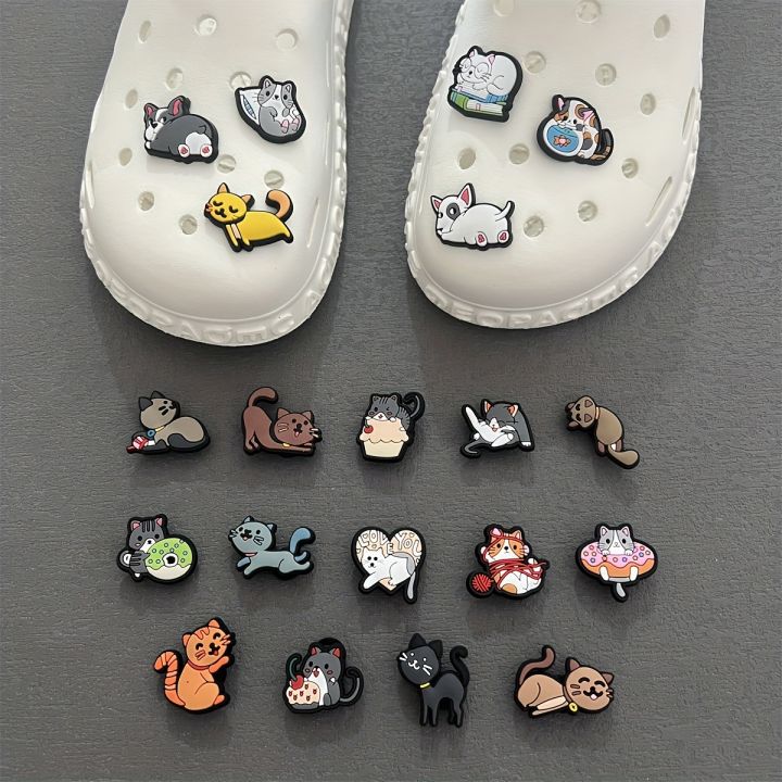 猫咪cat cute jibbitz for crocs | Lazada PH