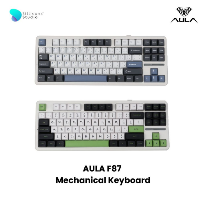 Aula F87 Wireless Mechanical Keyboard Gasket คีย์ไทย ประกัน 2 ปี ...