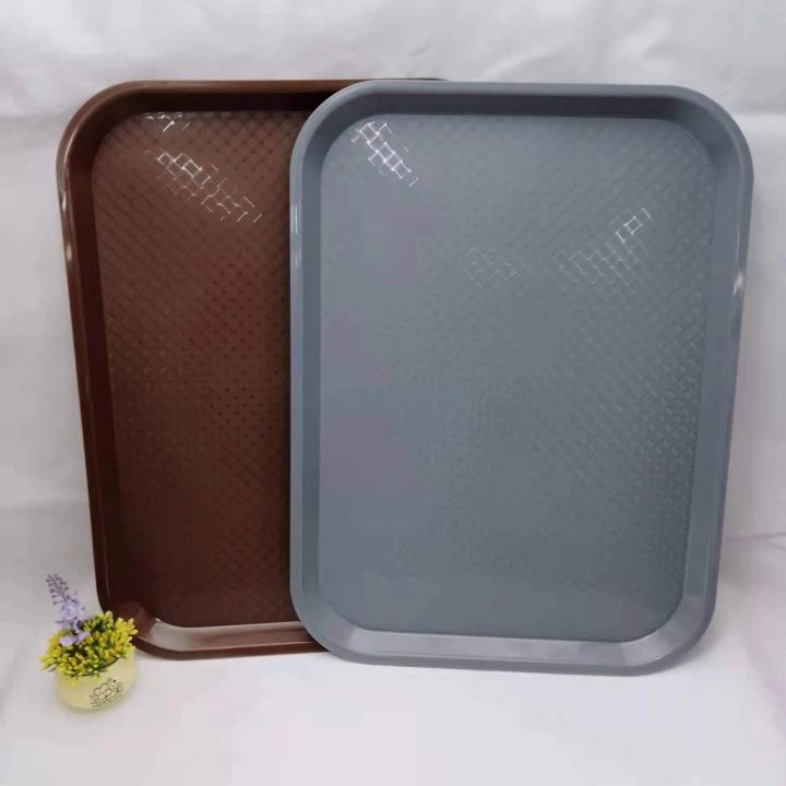 MULTIPURPOSE PLASTIC FAST FOOD TRAY CANTEEN SERVING TRAY | Lazada PH