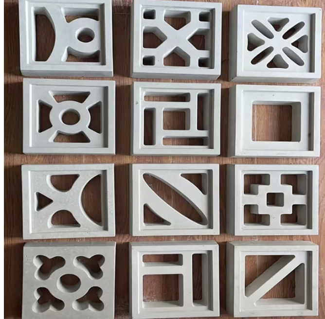 Cement Hollow Brick Concrete Mold River Slope Protection Hollow Brick ...