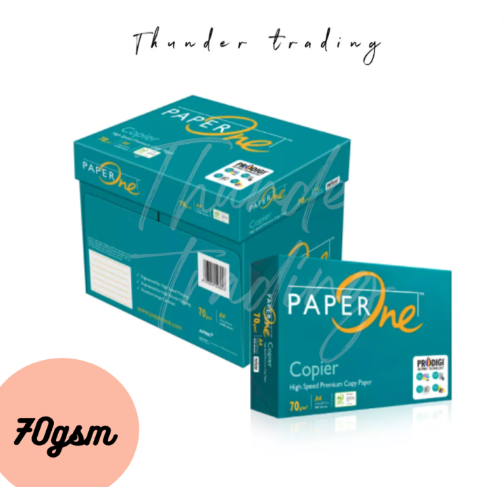 A4 70Gsm Paperone PAPER ONE Copy Paper 2 REAM / 1 CARTON | Lazada Singapore