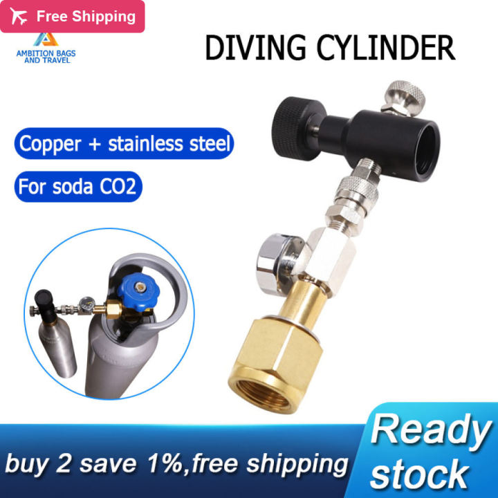 [COD][Free shipping]New Soda Stream SodaStream Co2 Cylinder Tank Refill Adapter Adaptor Filling ...