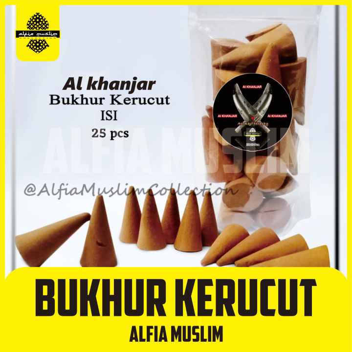 Buhur Najwa Oud Isi 25 Buhur Pengharum Ruangan Buhur Kerucut | Lazada ...