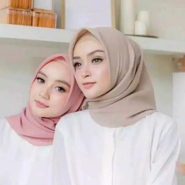 JILBAB SEGIEMPAT BELLA SQUARE / HIJAB SEGI EMPAT BELLA SQUARE POLOS PO - milo | Lazada Indonesia