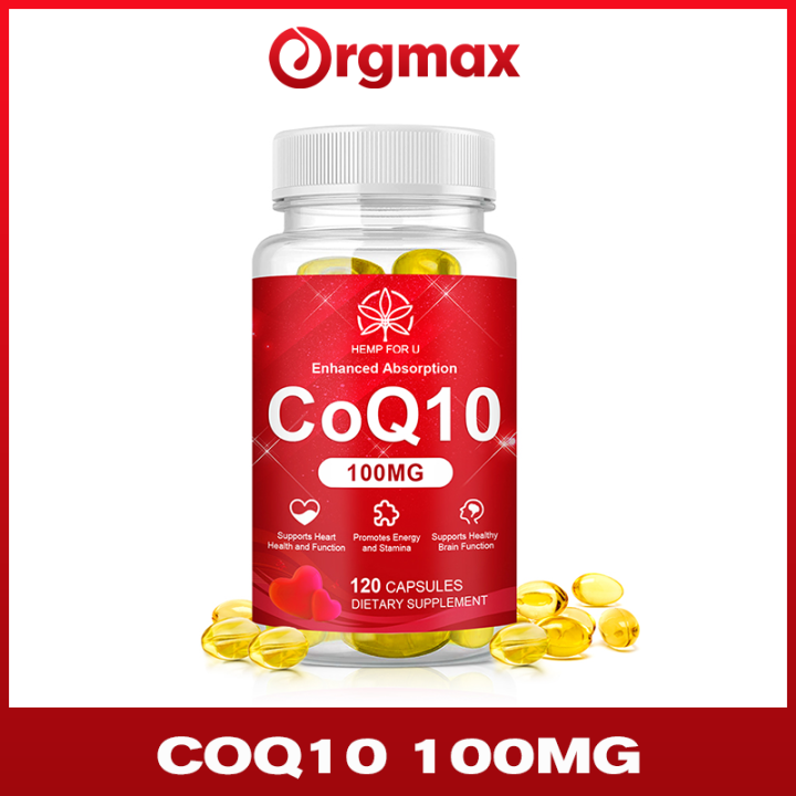 COQ10 Coenzyme Q10 100 mg Quick Release Softgels Protects Heart Health ...