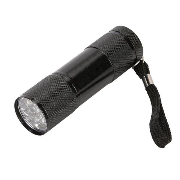 Đèn Soi Tiền Giả Led UV 9 Bóng Đèn Pin UV Mini, Có Tia Cực Tím LED 9 ...