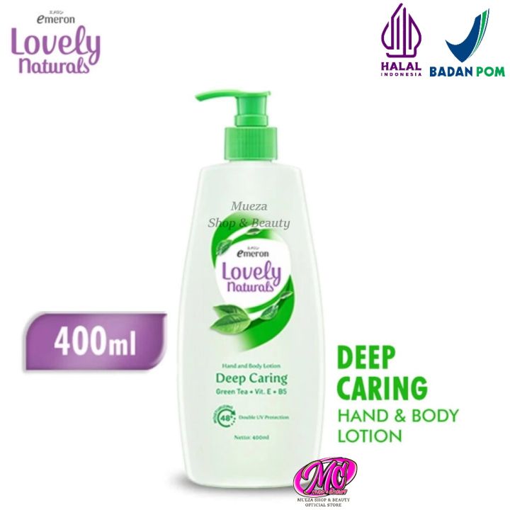 Emeron Lovely Naturals Lotion Deep Caring 400 mL | Lazada Indonesia