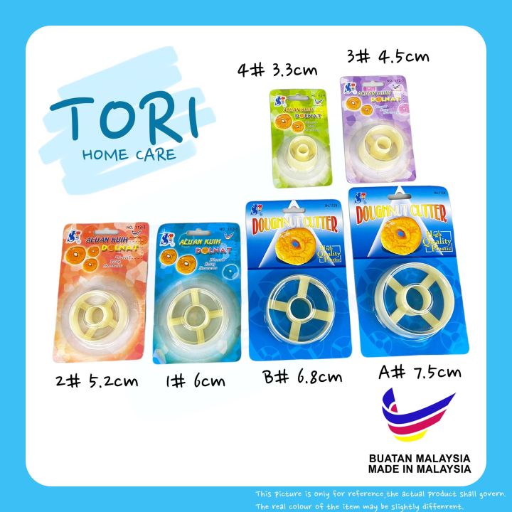 TORI HOME Doughnut Mould Cutter | Acuan Kuih Donut | Donut Doughnut ...