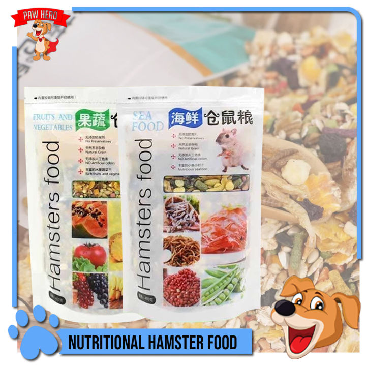 Paw Hero Hamster Food Mix Hamster Natural Foodmix Hamster Treats ...