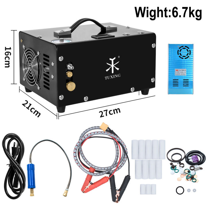 4500PSI 300BAR 12V PCP Air Compressor Spare Parts High Pressure Pump ...