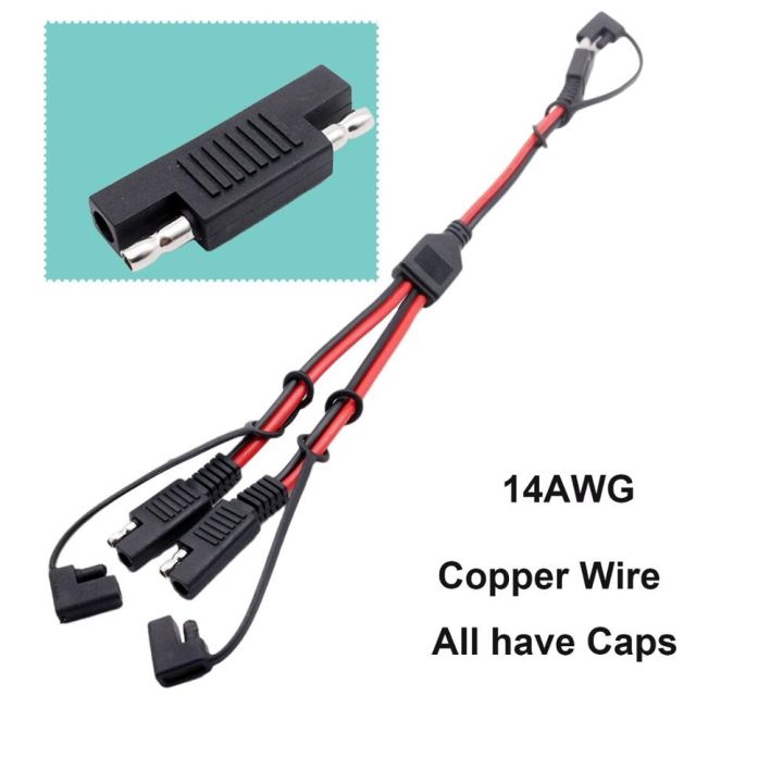 14AWG Solar Quick Connect Battery Extension SAE DC Power Automotive ...