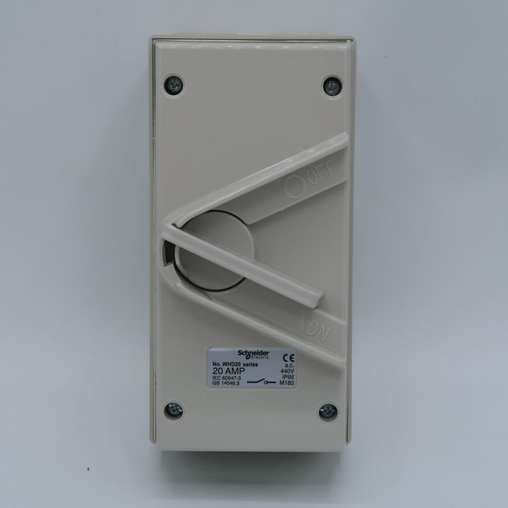 สวิทซ์สับกันน้ำ 2P 20A Schneider (WHD20) | Lazada.co.th