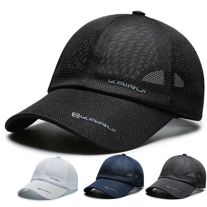 Outdoor Breathable Thin Mesh Duck Tongue Cap Sunscreen Baseball Cap ...