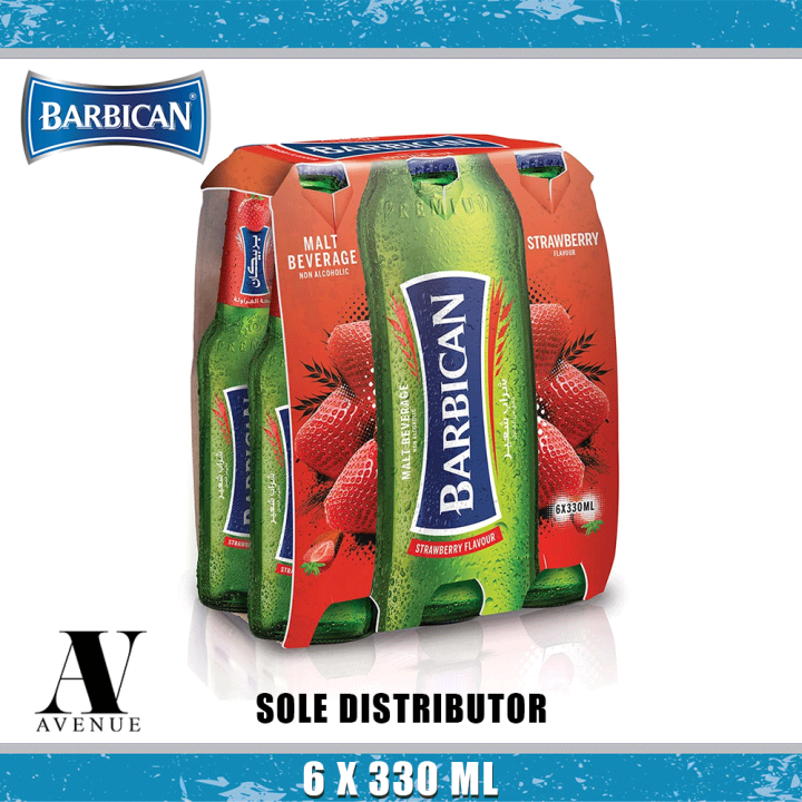 Barbican Strawberry Glass Bottle 6 x 330ml | Lazada