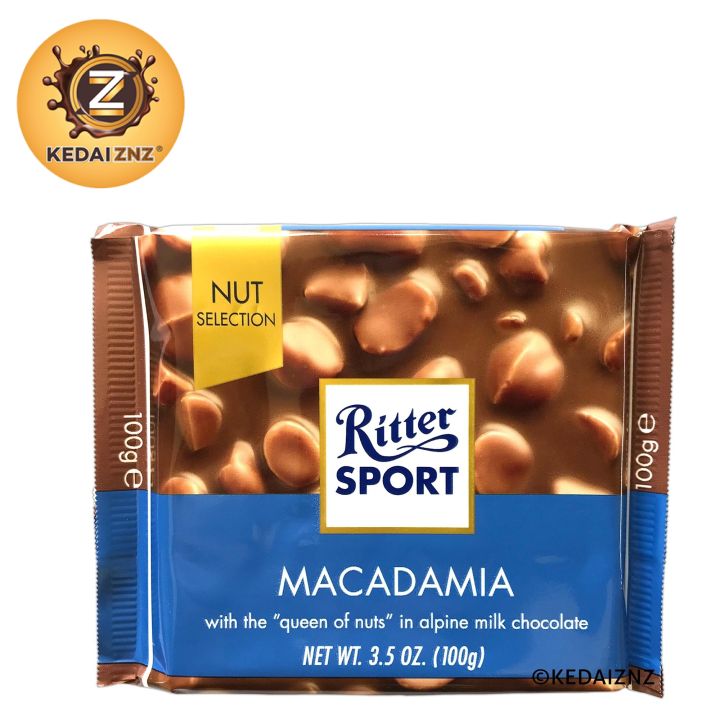 Chocolate Ritter SPORT Macadamia Chocolate Bar 100g Coklat | Lazada