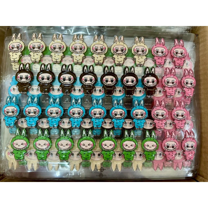 (พร้อมส่งในไทย ) แผ่นลอกลายช็อกโกแลต Labubu ,Cry baby(ลาบูบู้(ตัว ...