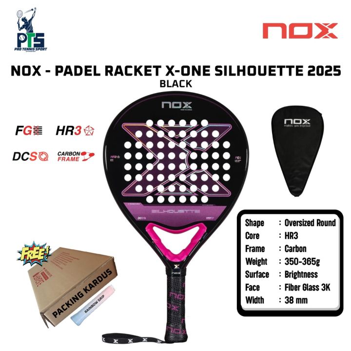 Raket Padel NOX X-One Silhouette 2025 Black | Lazada Indonesia
