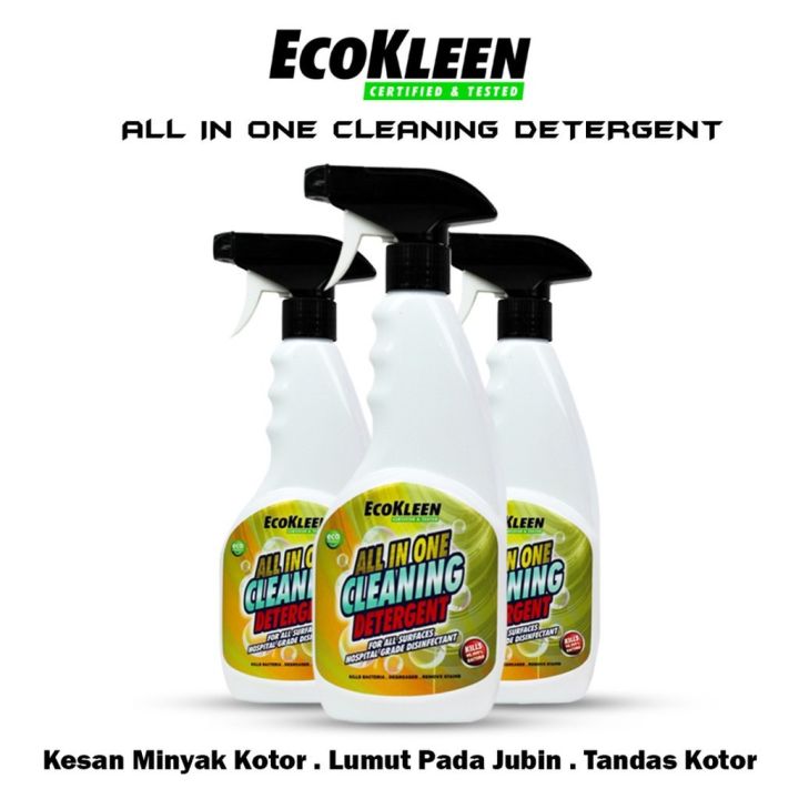 Eco Kleen All In One Anti Bacteria Cleaning Detergent Combo Set Multi ...