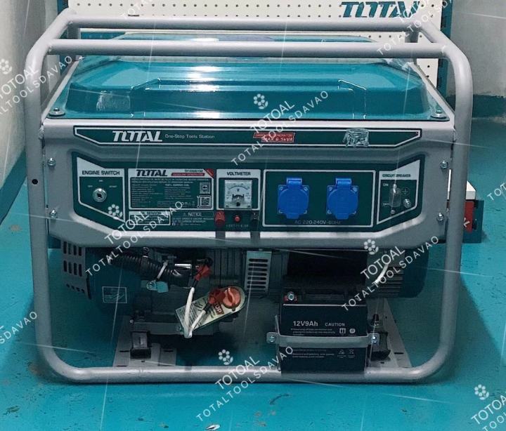 TOTAL Gasoline generator 6.5KVA TP1650015P | Lazada PH