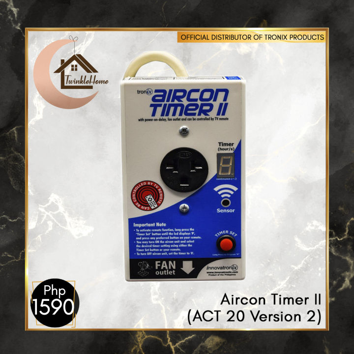 TwinkleHome/ Tronix AirCon Timer (ACT20 II) Energy Saver and Appliance ...