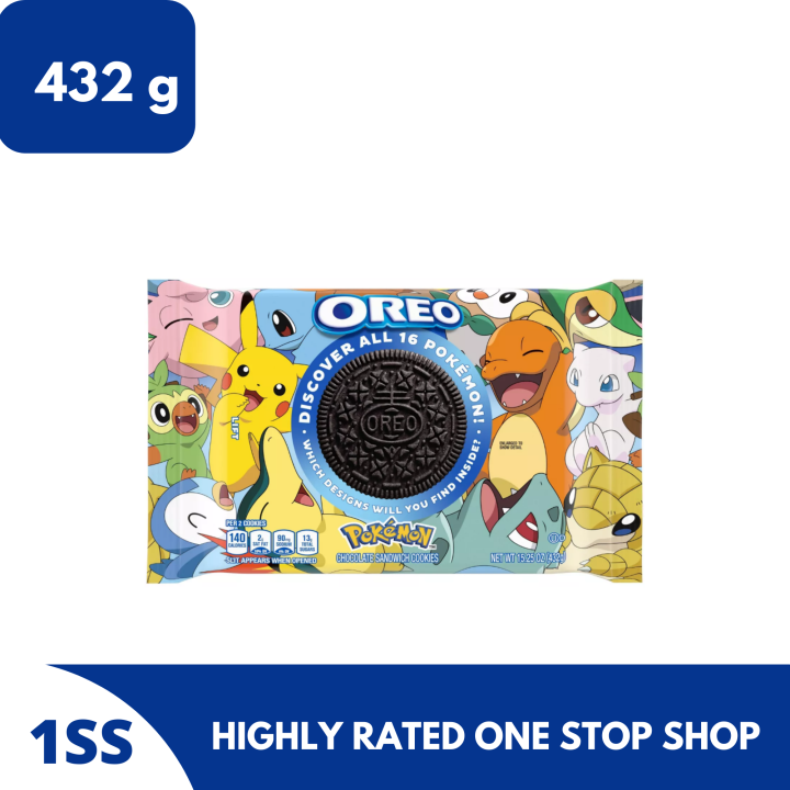 Oreo Pokemon Family Size Cookies, 432g | Lazada PH