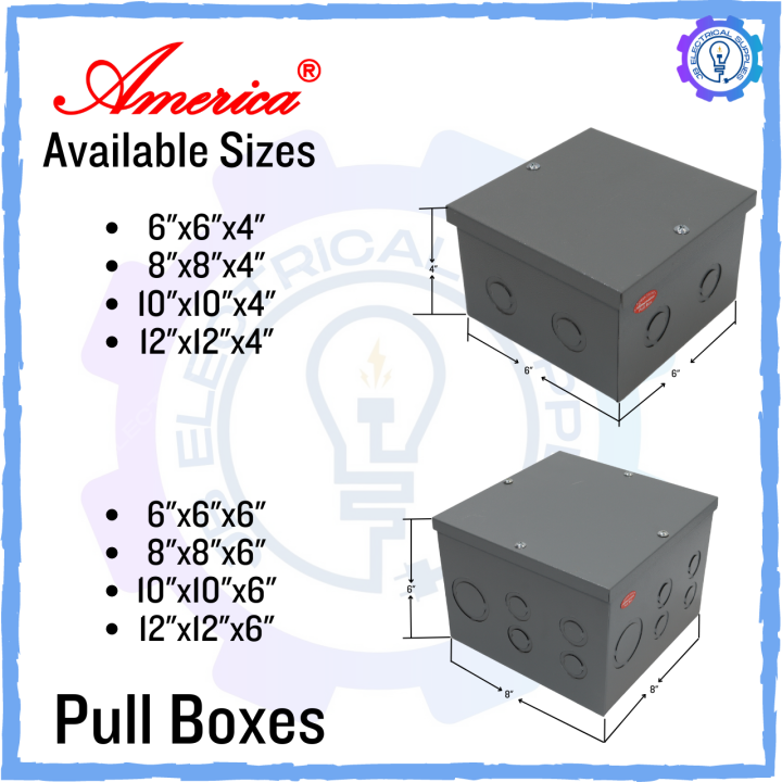 America Pull Box Metal Box Electrical Box Square Box | Lazada PH