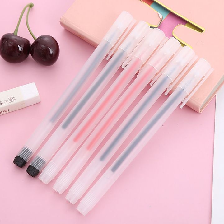 Transparent frosted neutral pen 0.5mm fountain pen stationery office ...
