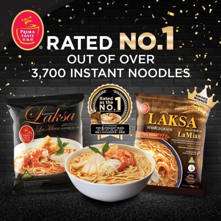 Prima Taste La Mian Premium Instant Noodles - LAKSA | Lazada PH