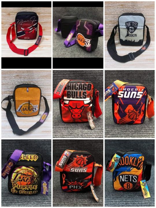 NBA team crossbody bag high quality all team | Lazada PH
