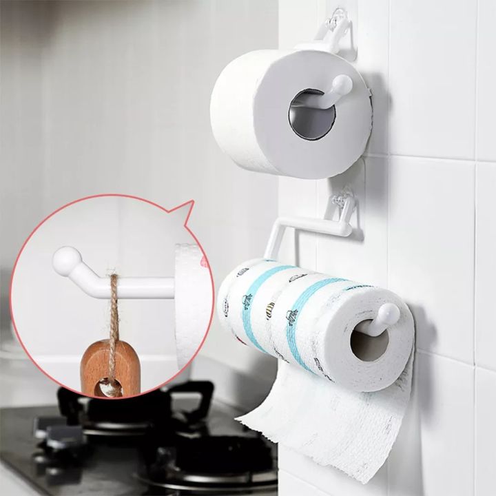 Polocat Adjustable Toilet Paper Holder Self-Adhesive Kitchen Toilet ...