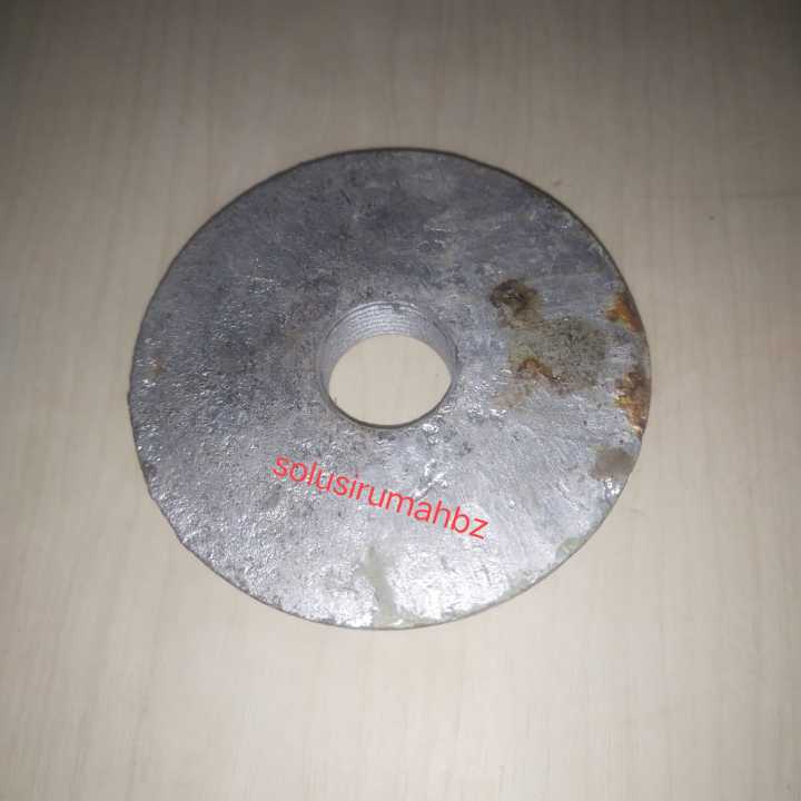 BRAKET BESI 3/4 INCH 3/4" FITING GALVANIS PLANDES BESI PILIH 4 LUBANG ...