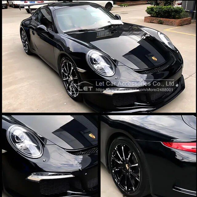 【Hot item】 High Glossy Black Gloss Black Vinyl Car Decal Wrap Sticker ...