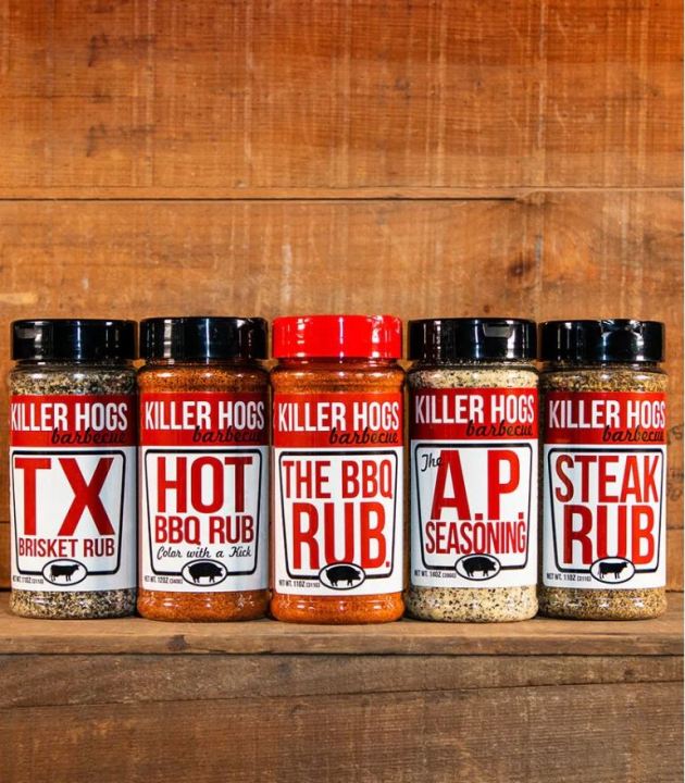 [นำเข้าจากอเมริกา] KILLER HOGS BBQ ผงปรุงรสสําหรับหมักเนื้อสัตว์ Steak ...