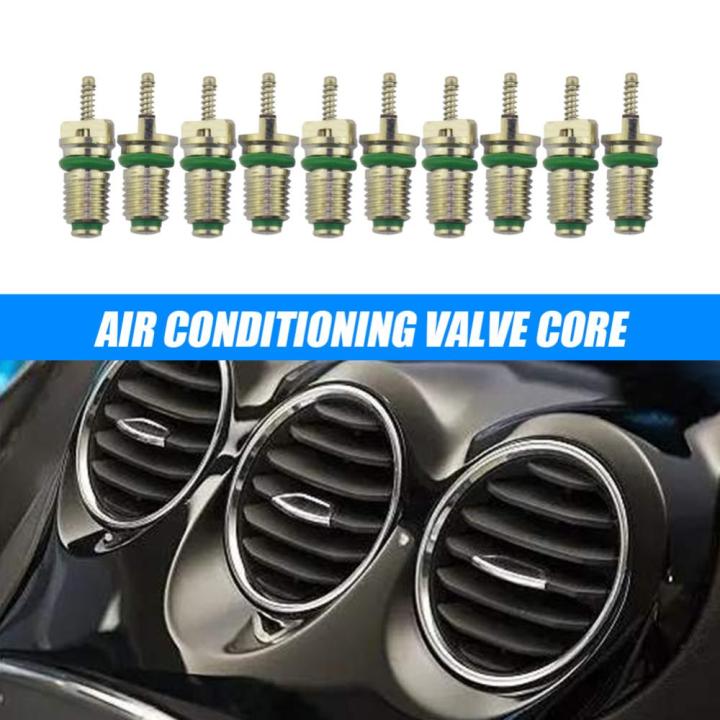 10pcs R134a Car A/C Valve Cores Auto Air Conditioning Valve Cores Green ...