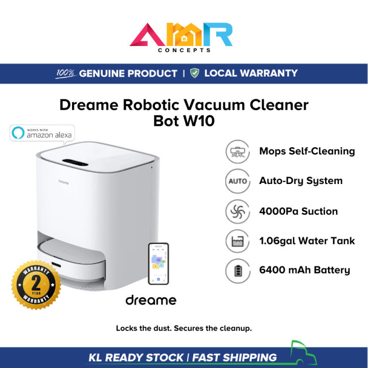 [𝐅𝐫𝐞𝐞 𝐆𝐢𝐟𝐭] Dreame Bot W10 Robot Vacuum And Mop Cleaner Self Cleaning