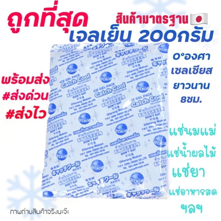 เจลเก็บความเย็น 200กรัม Ice Pack 200g อุณหภูมิ 0cํ แช่อาหาร แช่ของสด ...