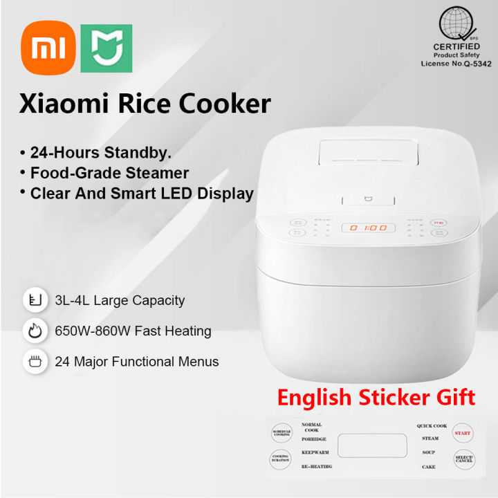 Xiaomi Mijia 3L/4L Electric Rice Cooker C1 Fully Automatic Xiaomi Smart Rice Cooker Kitchen ...