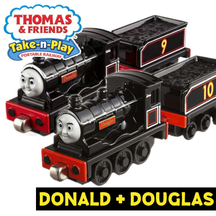 [SG STOCK] Take-n-Play DONALD and DOUGLAS - Thomas and Friends Diecast ...